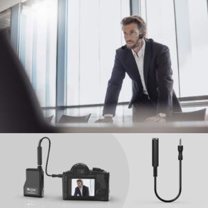 FIFINE Wireless Microphone System, Wireless Microphone set with Headset and Lavalier Lapel Mics, Beltpack Transmitter and Receiver,Ideal for Teaching, Preaching and Public Speaking Applications-K037B