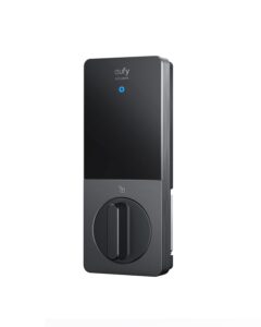 eufy security retrofit smart lock e110+wireless keypad, keyless entry door lock replacement, built-in wi-fi, remote control, in-app history and scheduled access, fits your existing deadbolt, ip65