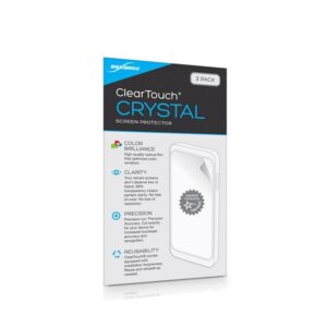 BoxWave Screen Protector Compatible with Lockly Vision - ClearTouch Crystal (2-Pack), HD Film Skin - Shields from Scratches