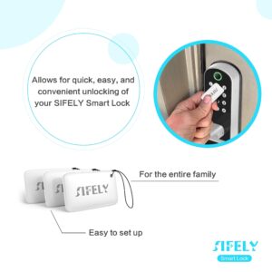 Sifely Smart Lock, Keyless Entry Keypad, Fingerprint, Biometric, Passcode Code, Digital Door Lock (Fob)