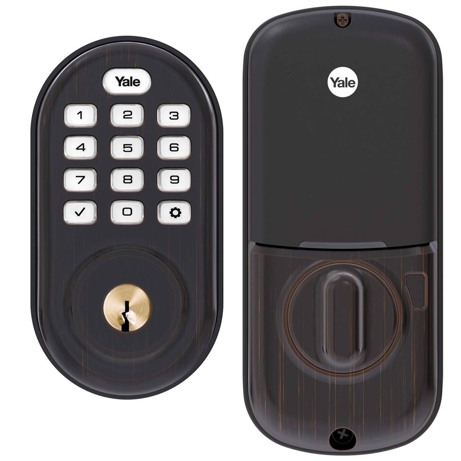 Yale Assure Lock - Wi-Fi Keypad Smart Lock - Oil Rubbed Bronze