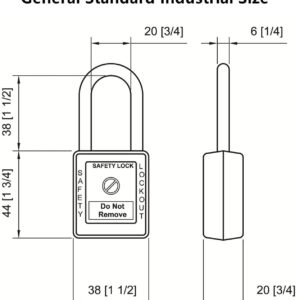 SAFBY Lockout Tagout Locks Loto Safety Padlock, Keyed Differently, OSHA Loto Safe Padlocks for Lock Out Tag Out Stations and Devices