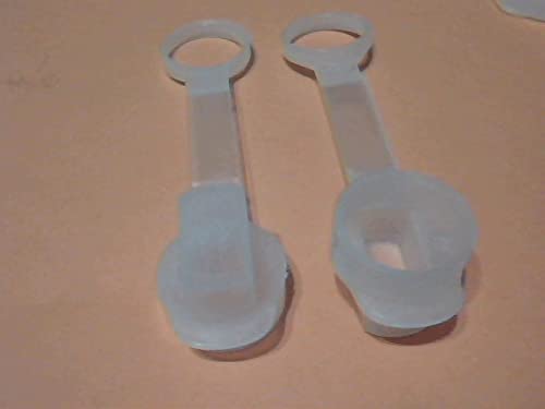 ABA 5pcs Plastic Dust Covers for HV or CF Shutter Locks (for Keyed Locks)