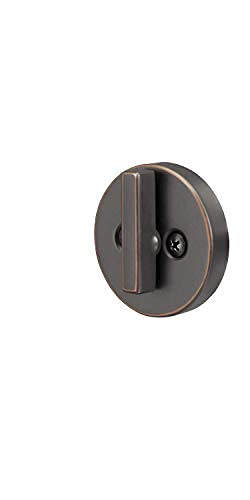 Yale Home 4881K19FR Flat Round Single Cylinder, Oil Rubbed Bronze Deadbolt