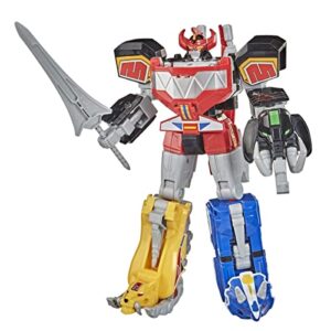 power rangers mighty morphin megazord megapack includes 5 mmpr dinozord action figure toys for boys and girls ages 4 and up inspired by 90s tv show (amazon exclusive)