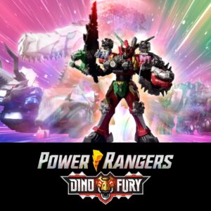 Power Rangers Dino Fury Megazord Mega Pack 5-pack Zord Action Figure Toys for Kids Ages 4 and Up (Amazon Exclusive)