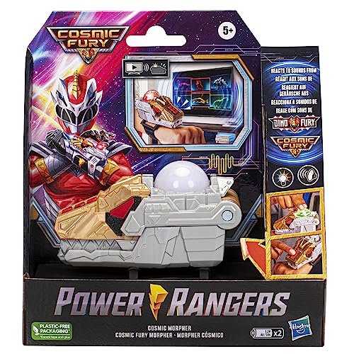 Power Rangers Cosmic Fury Cosmic Morpher Electronic Sound Scanning Color Change Lights and Sounds Kids Role Play Toys for Girls and Boys Ages 5 and Up