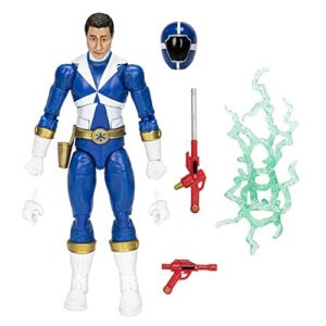 power rangers lightning collection lightspeed rescue blue ranger 6-inch premium collectible action figure toy with accessories, kids ages 4 and up