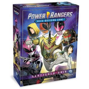 power rangers deck-building game: shattered grid expansion - new content, time travel, alternate universes & more! ages 14+, 2-4 players, 30-70 min