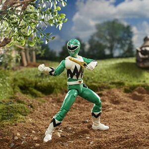 Power Rangers Lightning Collection Lost Galaxy Green Ranger 6-Inch Premium Collectible Action Figure Toy with Accessories Kids Ages 4 and Up