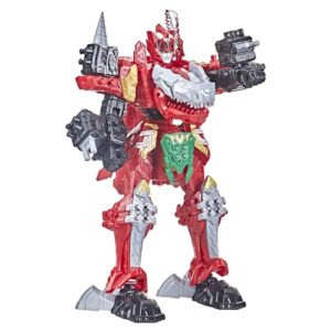 power rangers dino fury t-rex champion zord for kids ages 4 and up morphing dino robot zord with zord link mix-and-match custom build system