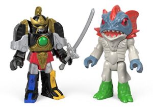 fisher-price imaginext power rangers thunder megazord & pirantishead