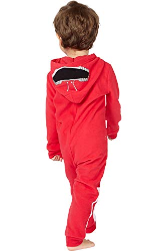 Power Ranger Boys Red Critter Pajama, 2T