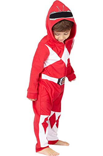 Power Ranger Boys Red Critter Pajama, 2T