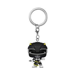 funko pop! keychain: mighty morphin power rangers 30th - black ranger