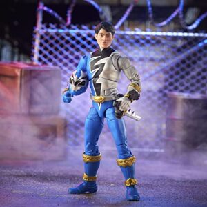 Power Rangers Lightning Collection Dino Fury Blue Ranger 6-Inch Premium Collectible Action Figure Toy with Accessories, Kids Ages 4 and Up