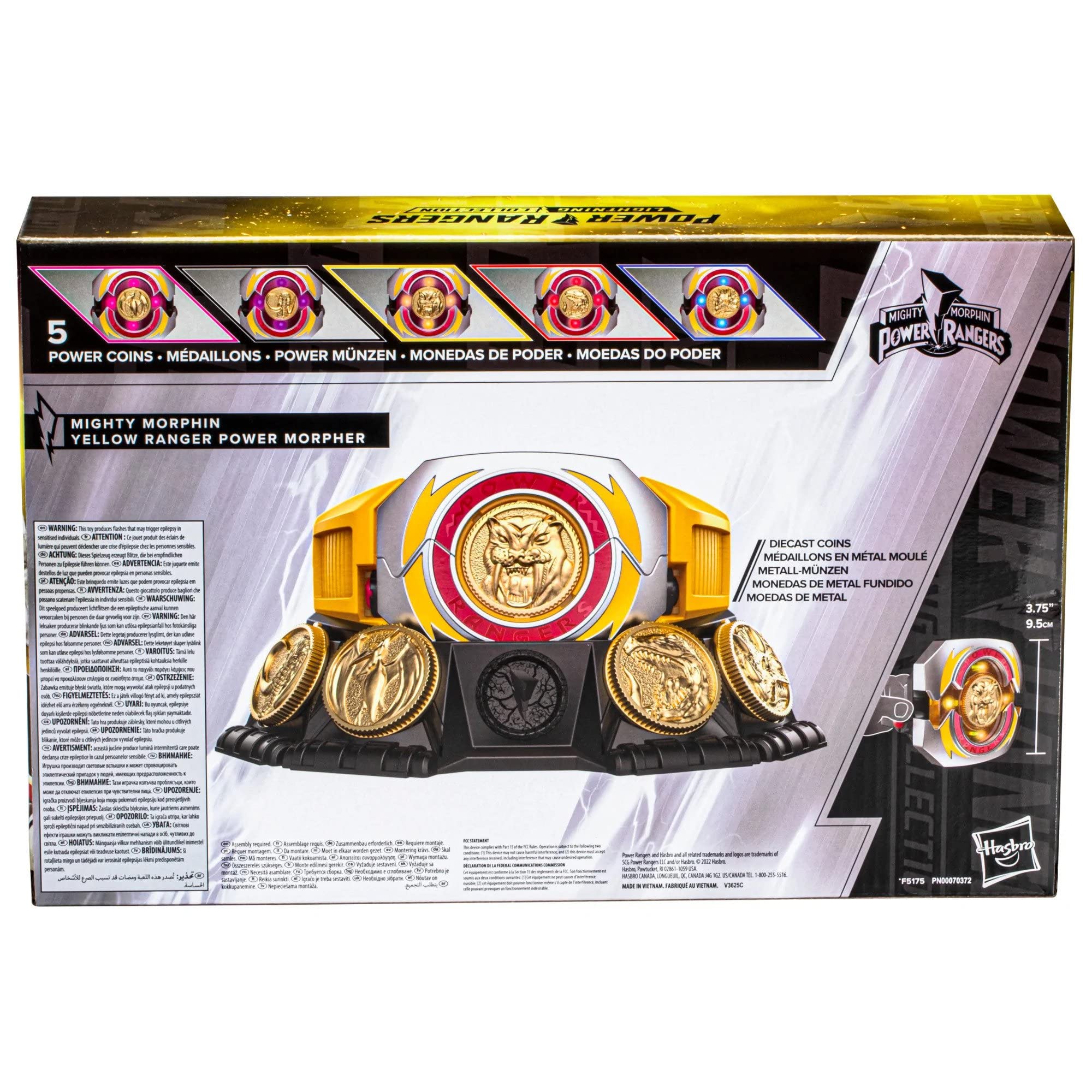 Power Rangers Lightning Collection Mighty Morphin Yellow Ranger Power Morpher