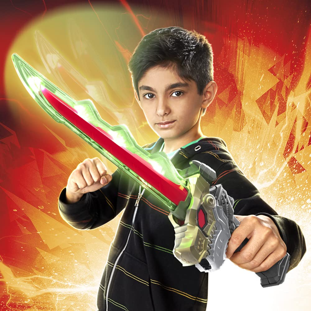 Power Rangers Dino Fury Chromafury Saber Electronic Color-Scanning Toy with Lights and Sounds, Inspired by The TV Show Ages 5 and Up