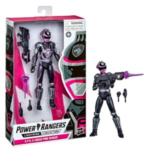 hasbro power rangers: space patrol delta pink ranger lightning collection 6-in action figure - exclusive