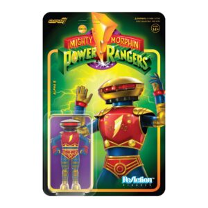 super7 mighty morphin power rangers alpha 5-3.75" power rangers action figure classic tv show collectibles and retro toys