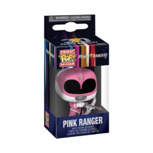 funko pop! keychain: mighty morphin power rangers 30th anniversary - pink ranger