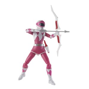 Hasbro Toys Power Rangers Lightning Collection 6" Mighty Morphin Pink Ranger Collectible Action Figure Toy with Accessories