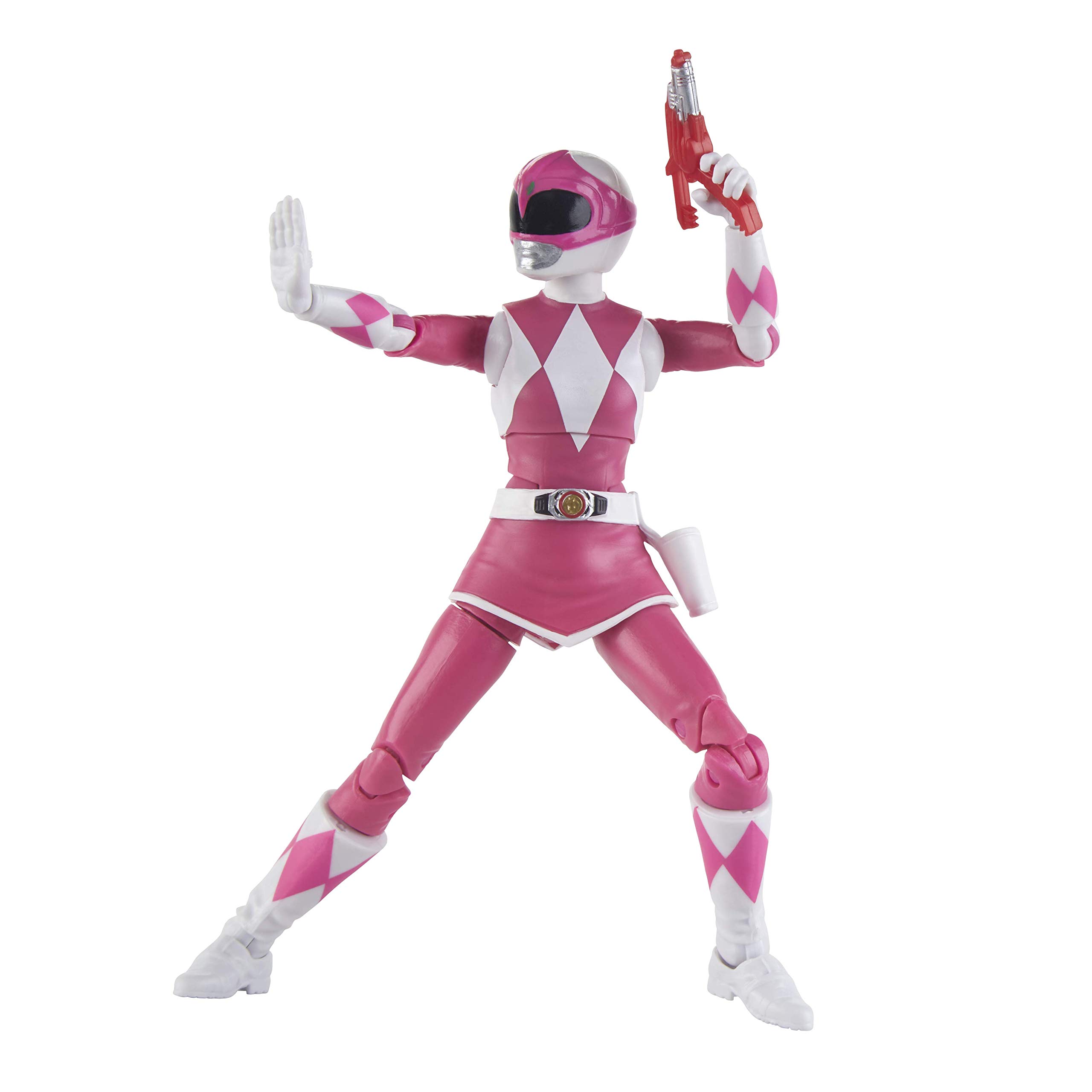 Hasbro Toys Power Rangers Lightning Collection 6" Mighty Morphin Pink Ranger Collectible Action Figure Toy with Accessories