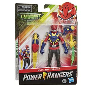 Power Rangers Beast Morphers Beast-X King Red Ranger 6-inch Action Figure Toy inspired by The TV Show