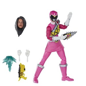 power rangers lightning collection dino charge pink ranger 6-inch premium collectible action figure toy