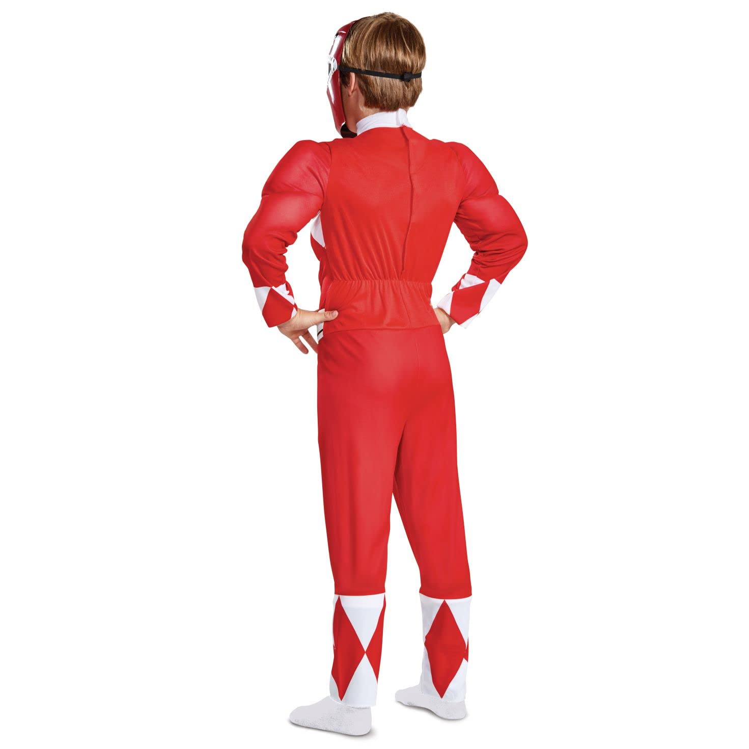 Disguise Red Ranger Classic Muscle Child Costume, Red, Size/(4-6)