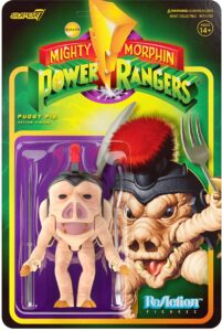 mighty morphin power rangers reaction figure wave 1 - pudgy pig classic collectibles and retro toys