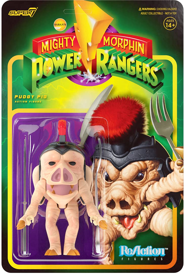 Mighty Morphin Power Rangers Reaction Figure Wave 1 - Pudgy Pig Classic Collectibles and Retro Toys