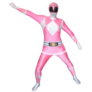 morphsuits men's power rangers, pink, medium