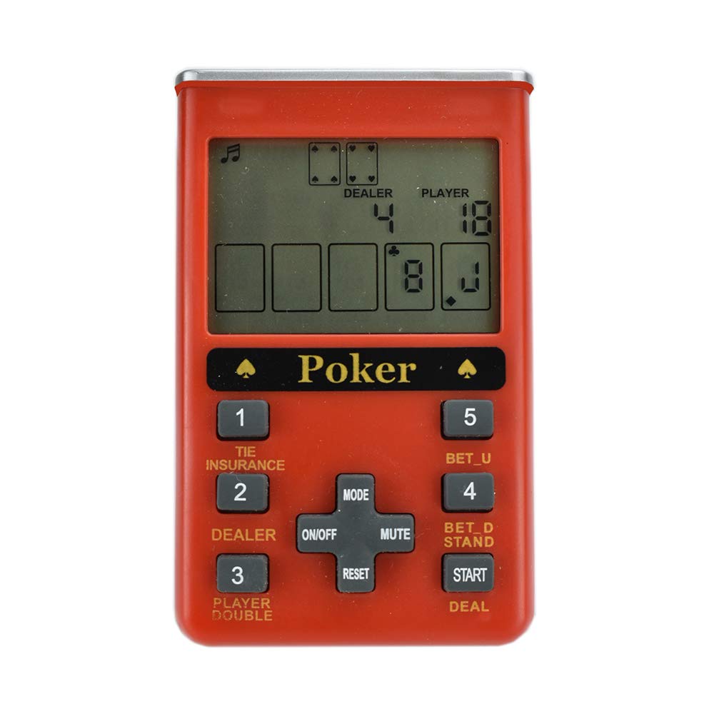 Electronic Poker Game Handheld 7 in 1