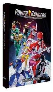 renegade game studios power rangers roleplaying game core rulebook, hardcover full color 260 pages ages 14+