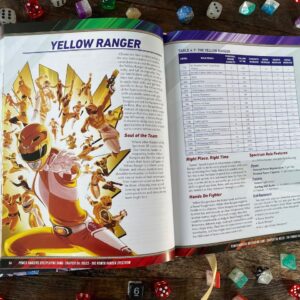 Renegade Game Studios Power Rangers Roleplaying Game Core Rulebook, Hardcover Full Color 260 Pages Ages 14+