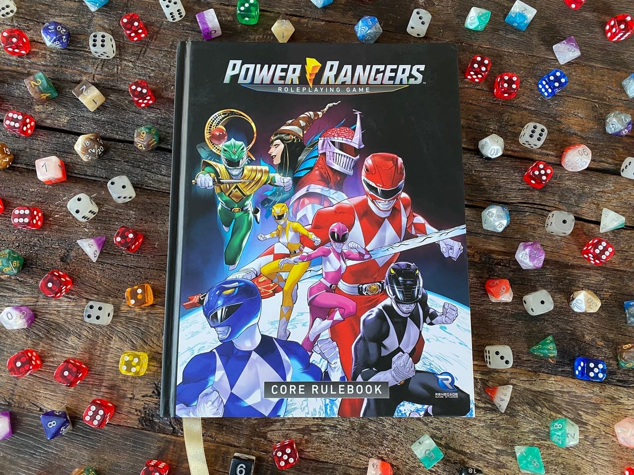 Renegade Game Studios Power Rangers Roleplaying Game Core Rulebook, Hardcover Full Color 260 Pages Ages 14+