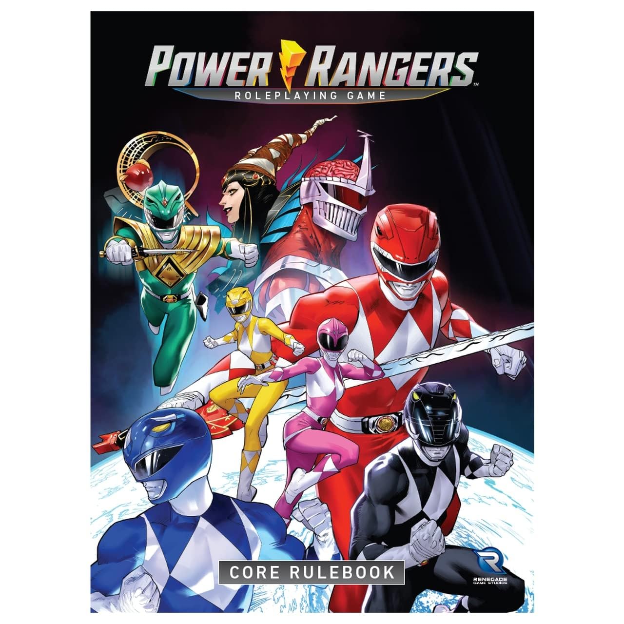 Renegade Game Studios Power Rangers Roleplaying Game Core Rulebook, Hardcover Full Color 260 Pages Ages 14+