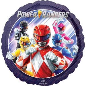 Power Rangers Party Supplies 4th Birthday Unleash the Power Balloon Bouquet Decorations Red Number 4