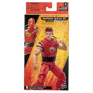 Hasbro Power Rangers x Cobra Kai Lightning Collection Morphed Miguel Diaz Red Eagle Ranger Figure 6"