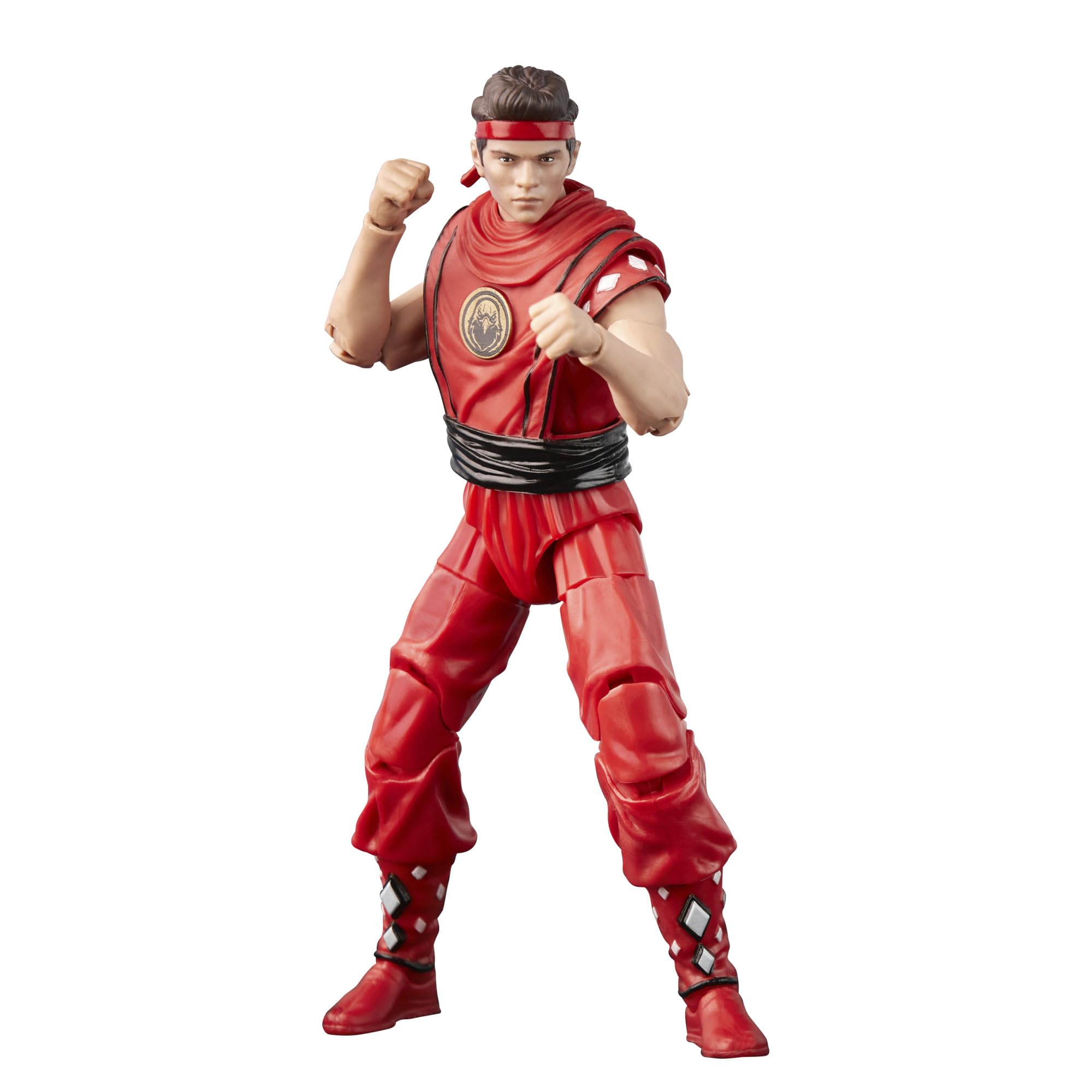 Hasbro Power Rangers x Cobra Kai Lightning Collection Morphed Miguel Diaz Red Eagle Ranger Figure 6"