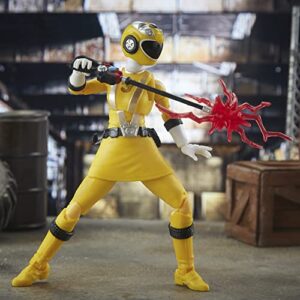 Power Rangers Lightning Collection RPM Yellow Ranger 6-Inch Premium Collectible Action Figure Toy with Accessories, Kids Ages 4 and Up