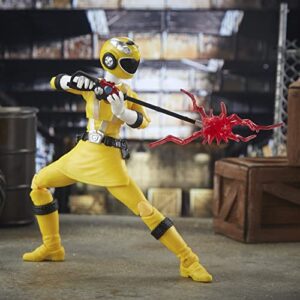 Power Rangers Lightning Collection RPM Yellow Ranger 6-Inch Premium Collectible Action Figure Toy with Accessories, Kids Ages 4 and Up