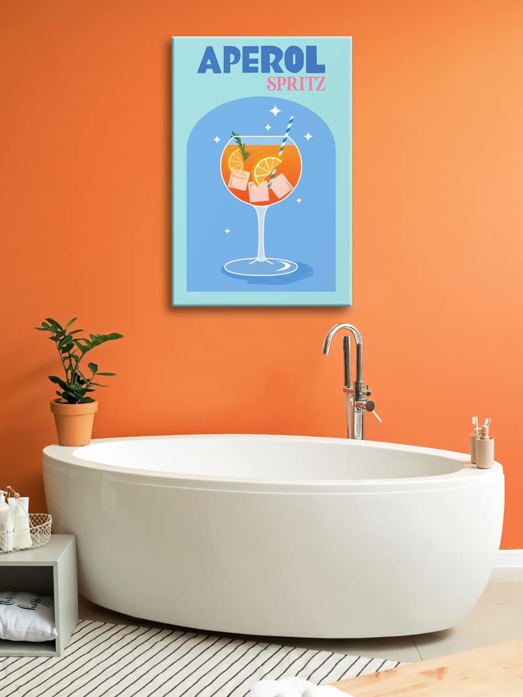 XINTANG Retro Cocktail Poster Canvas Wall Art Funny Alcoho Wine Glass Print Paintings Cute Preppy Posters Aesthetic Room Wall Decor Pictures for Bar Party Dorm Kitchen Set of 6 8x10in Unframed