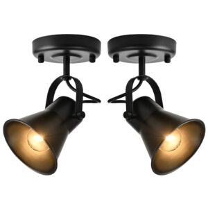 seeblen track light modern ceiling spot lighting indoor, adjustable wall mount accent light,for bedroom living room hallway kitchen painting(2 pack)