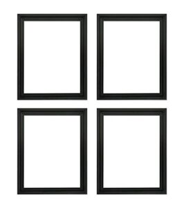 creative mark illusions floater canvas frame black - 8x10, 3/4" - ideal for galleries, artists & professionals, frames for canvas paintings, complete hanging hardware