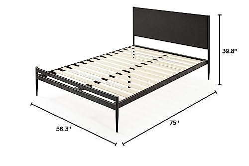 ZINUS Clarrisa Metal Platform Bed Frame / Mattress Foundation / Slat Support / No Box Spring Needed / Easy Assembly, Full