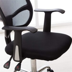 Office Chair Gaming Chair Computer Chair Executive Office Chair - High Back Office Chair with Footrest and Thick Padding - Reclining Computer Chair with Ergonomic Segmented Back, Black