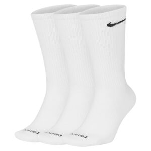 nike men's everyday plus lightweight training crew socks (3 pack)