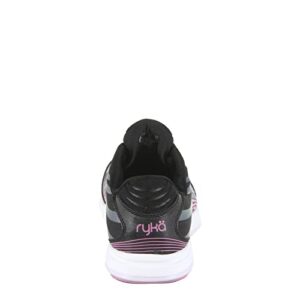 Ryka Womens Devotion Plus 3 Walking Shoe, Black, 8.5 US